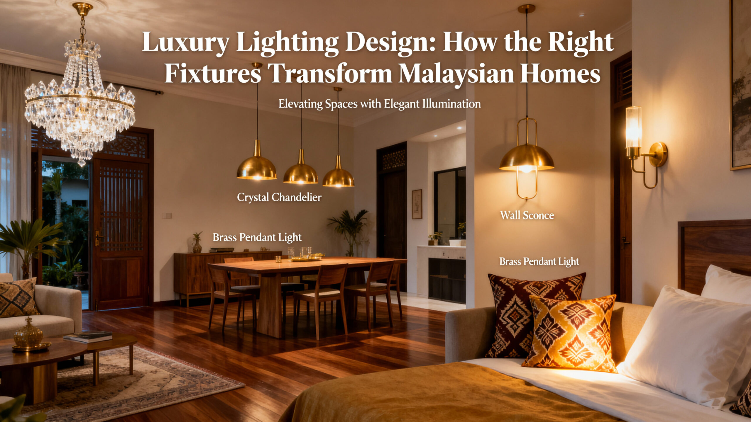 Luxury Lighting Design: How the Right Fixtures Transform Malaysian Homes